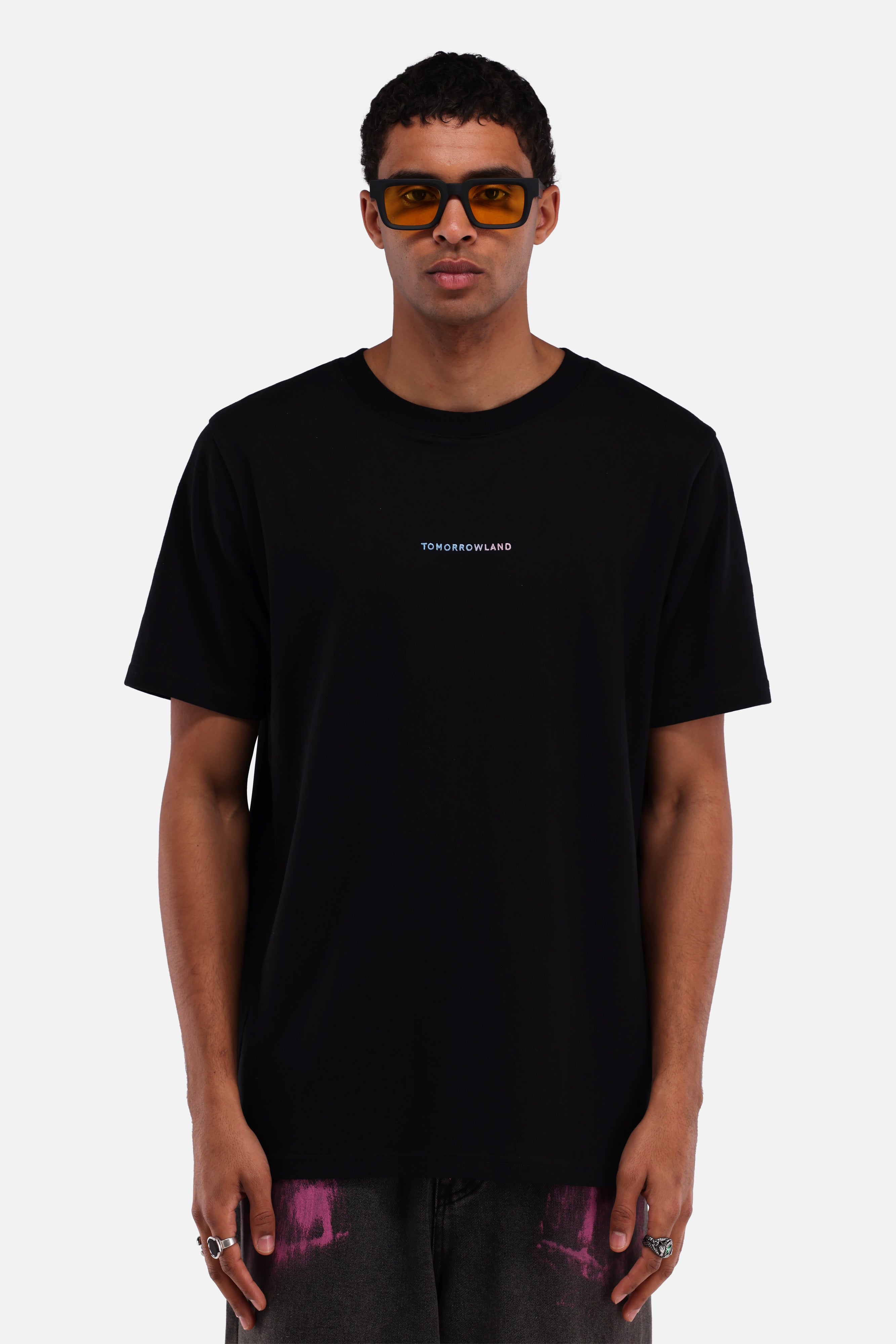 Unity Flag Gradient T-Shirt Black - Tomorrowland Store